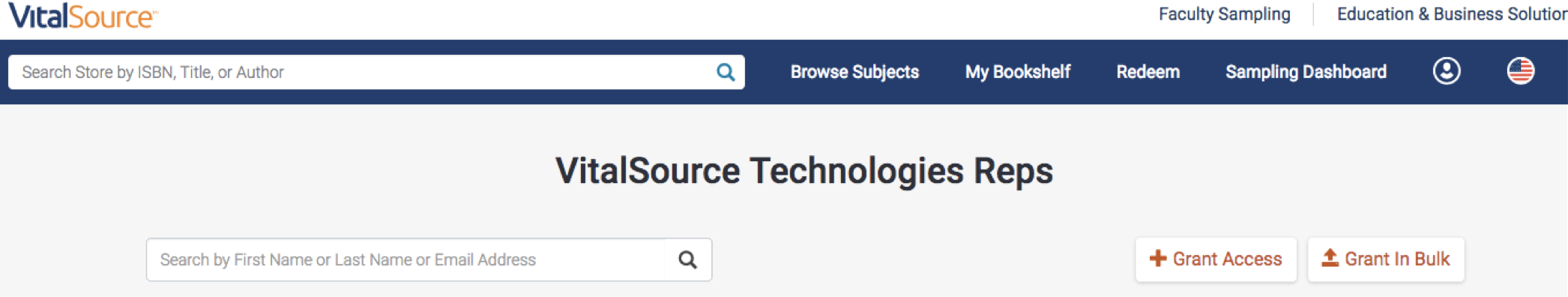 Sampling User Guide for Publisher Administrators – VitalSource Support