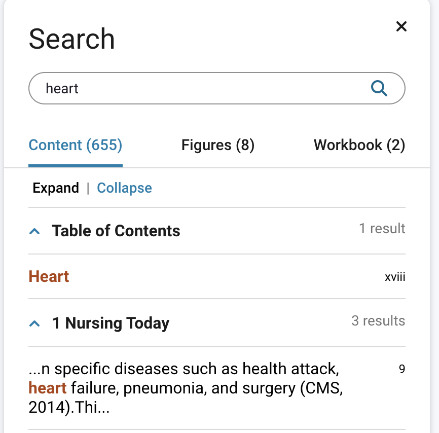 Bookshelf eTextBook Search – VitalSource Support